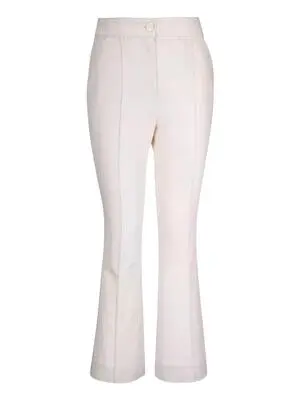 Veronica Beard Kimra Flared Trousers - Neutrals