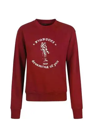 Fiorucci Logo-print Crewneck Sweatshirt - Red
