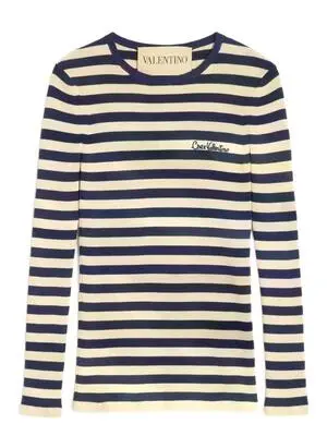 Valentino Garavani Chez-motif Sweater - Blue