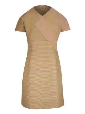 Akris Asymmetric-panel Minidress - Neutrals