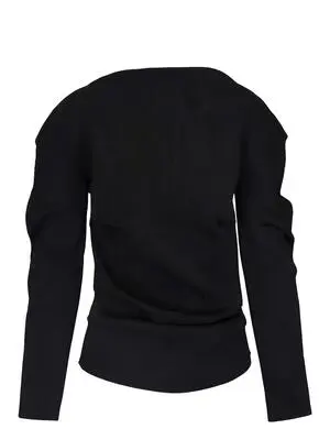 Khaite Lovisa Long-sleeve Top - Black