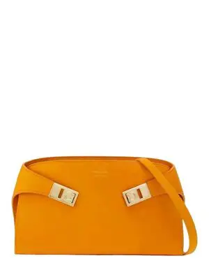 FERRAGAMO Mini Hug Cross Body Bag Orange