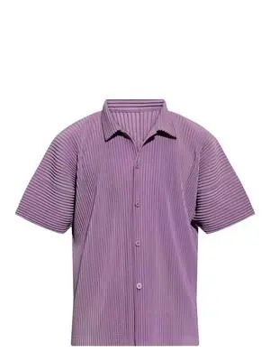 Issey Miyake Pleated Shirt - Purple