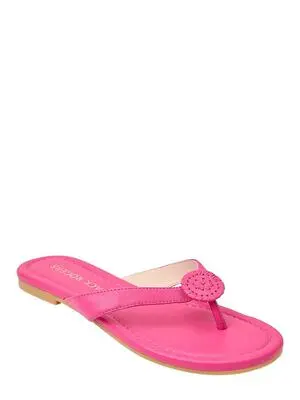 Jack Rogers Roxy Flip-Flops Fuchsia Pink