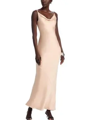 Norma Kamali Maria Cowl Neck Slip Gown - Baby