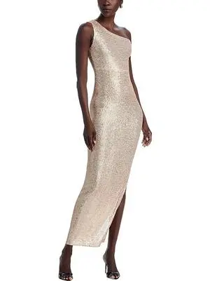 Norma Kamali Drop Shoulder Sequin Gown - Baby