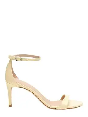 STUART WEITZMAN 75mm Leather Sandals - Yellow