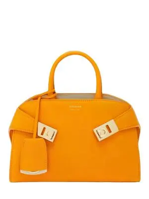 FERRAGAMO Small Hug Tote Bag - Orange