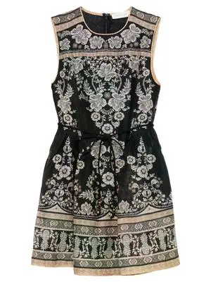 Zimmermann Balance Peplum Mini Dress - Black