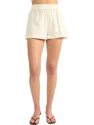 VIENS AVEC MOI The Everyday Shorts - Cream