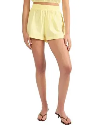 VIENS AVEC MOI The Everyday Shorts - Light Yellow
