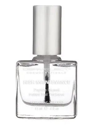 DERMELECT High Maintenance Instant Nail Thickener Top Coat - Clear