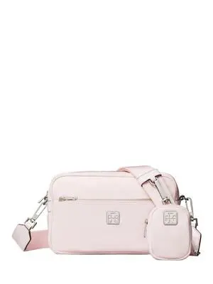 Tory Burch Virginia Nylon Shoulder Bag Pink