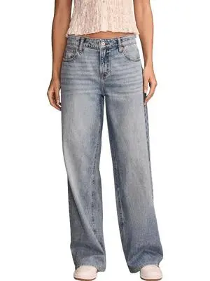 Lucky Brand Baggy Wide-leg Jeans - Peel Paradise Wash