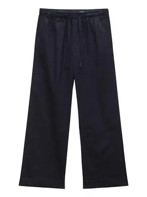 Rag & Bone Logan Linen-Blend Beach Pants Salute
