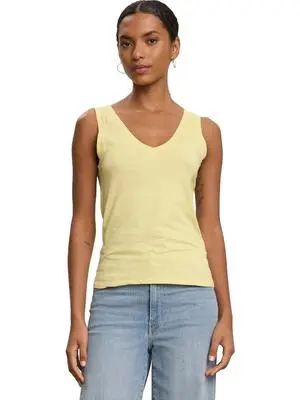 Velvet By Graham & Spencer Evelyn Tank Top - Natural