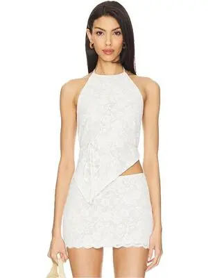 LOVERS AND FRIENDS Brianna Top - White