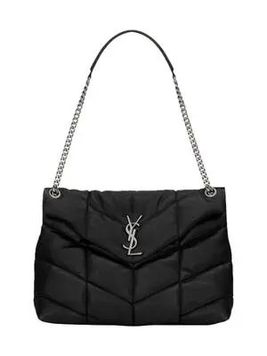 Saint Laurent Puffer Medium Chain Bag - Black