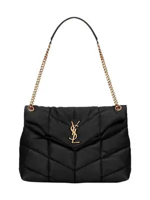 Saint Laurent Puffer Medium Chain Bag - Black