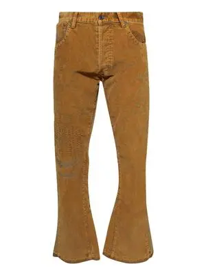GALLERY DEPT. Corduroy La Flare Trousers - Brown