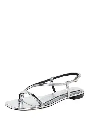 Rag & Bone Giselle Strappy Thong Sandals - Silver