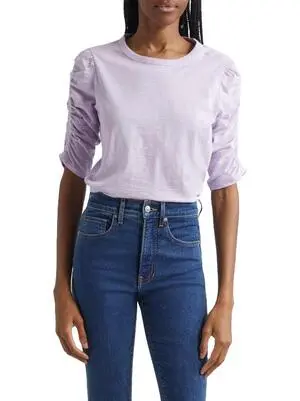 Veronica Beard Waldorf Top - Soft Lilac