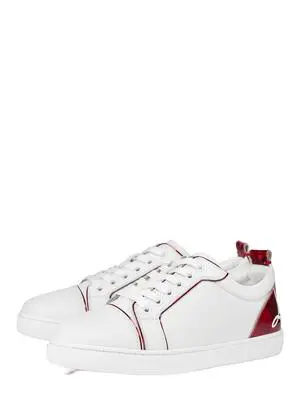 CHRISTIAN LOUBOUTIN Fun Louis Sneaker - White/ Loubi
