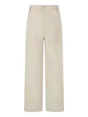 STUDIO TOMBOY Wide-leg Utility Trousers - Neutrals