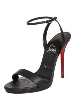 CHRISTIAN LOUBOUTIN Miss Z Queen Sandal - Black/lin Black
