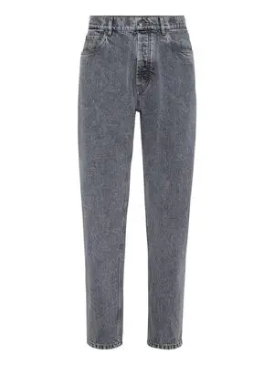 Brunello Cucinelli Straight Leg Denim Jeans - Grey
