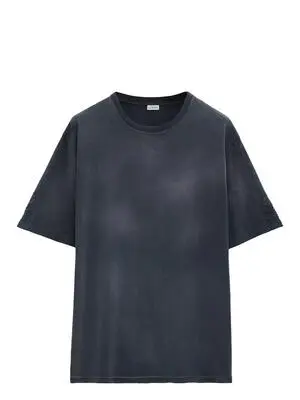 Loewe Cotton-blend T-shirt - Black