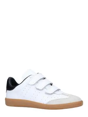 Isabel Marant Leather Beth Sneakers - White