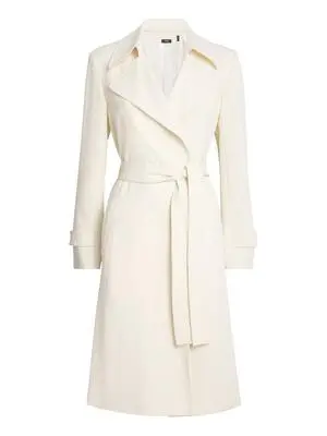 Theory Oaklane Trench Coat - Ivory