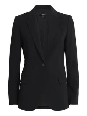 THEORY Admiral Crepe Staple Blazer