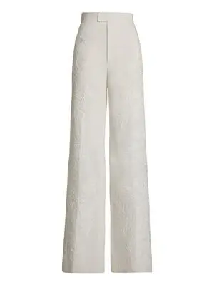 Ralph Lauren Embroidered Dean Trousers - White