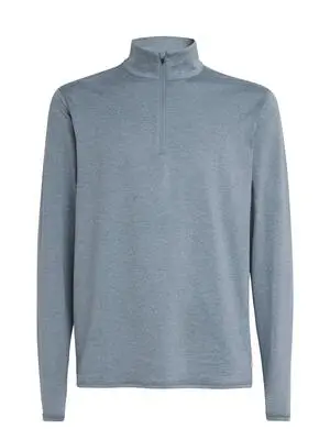 Vuori DreamKnit Ponto Quarter-Zip Sweatshirt Blue