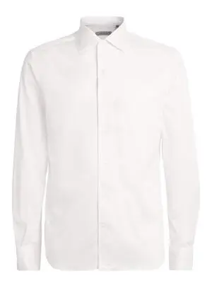 Corneliani Cotton Jersey Shirt - White