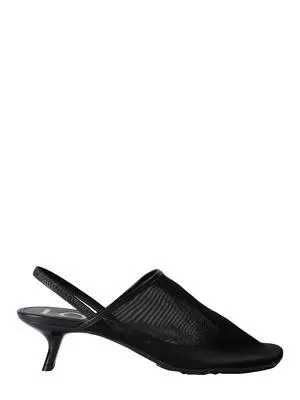 Loewe Mesh Slingback Pumps - Black
