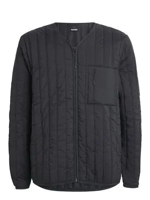 Rains Quilted Liner Jacket - Black