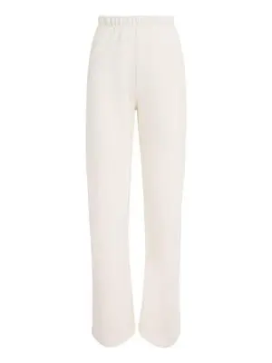 Eterne Cotton-blend French Terry Sweatpants - Ivory