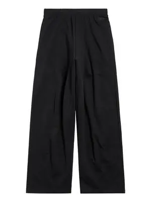 Balenciaga Cotton Bb Garderobe Sweatpants - Black