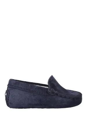 TOD'S Suede Gommini Loafers - Navy
