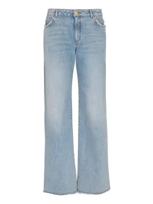 Balmain Straight Leg Jeans - Blue