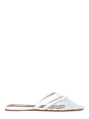 ALAÏA Infradito Fishnet Flat Mules
