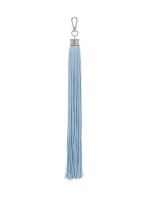 Alexander McQueen Leather Tassel Charm Blue