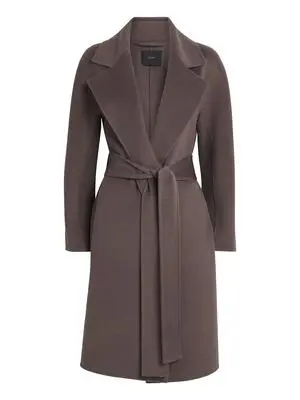 JOSEPH Wool-cashmere Costa Coat - Brown