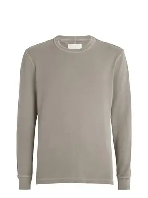 CITIZENS OF HUMANITY Cotton Waffle-Knit Sweatshirt