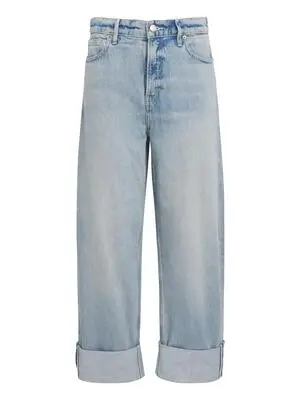 Good American Good Standard Barrel Jeans - Blue