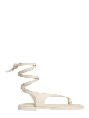 A.EMERY Leather Ankle-Wrap Heidi Sandals