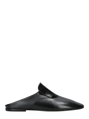 Dries Van Noten Leather Square-toe Mules - Black